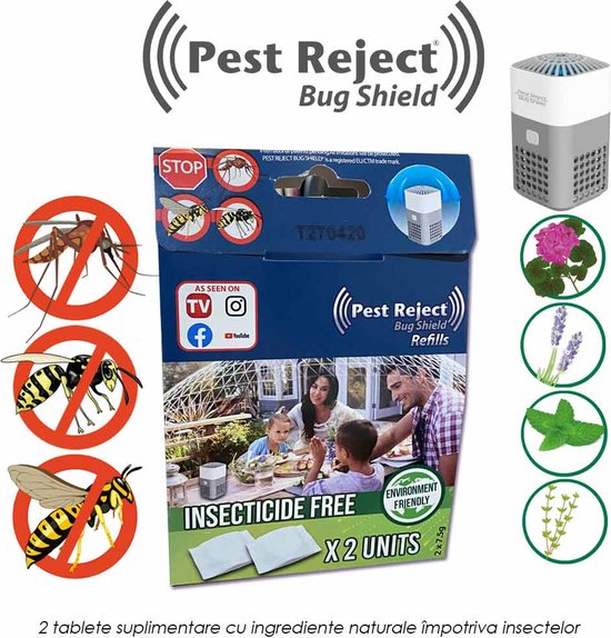 Pest Reject Bug Shield - Mosquito repeller - Muggenverjager ...