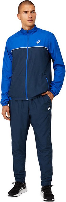 Asics Match Track Suit - Trainingspakken - Blue - Mannen | bol.com