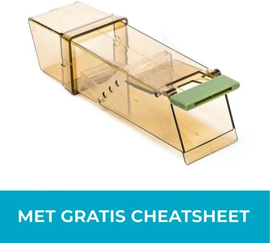 Luxan diervriendelijke Trip Trap muizenval - Inloopval - Met Gratis Cheatsheet | bol.com