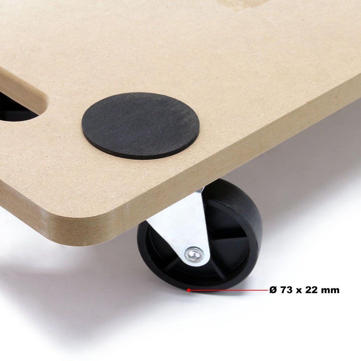 Meubeltransporter meubelroller MDF 580x290mm 250 kg - meubelkar | bol.com