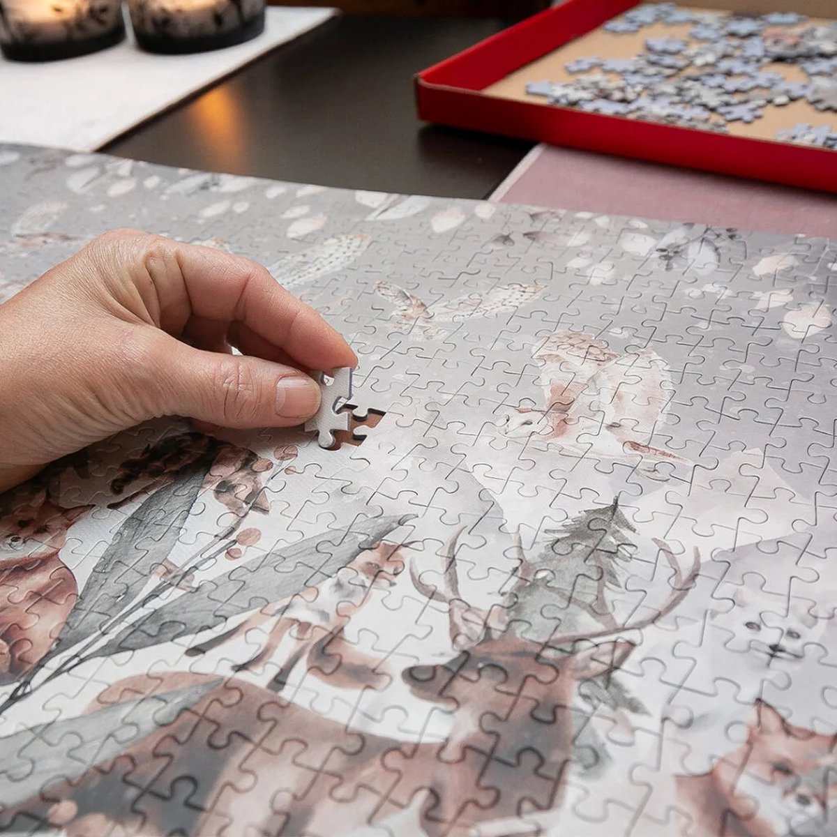 DePuzzelbox - Winter Wonderland - 1000 stukjes Puzzel - Legpuzzel ...