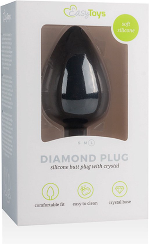 Diamond Plug Groot - Zwart | bol