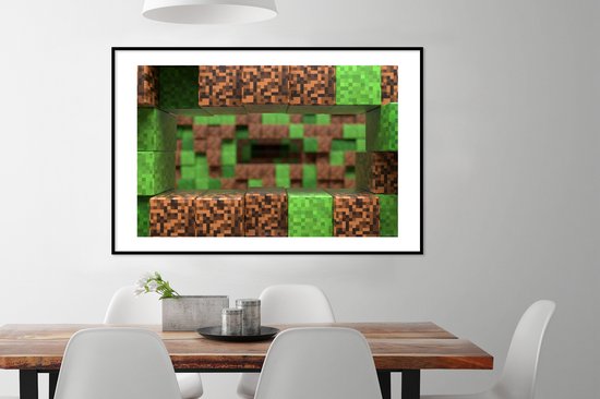 Game Poster - Gaming - Blokken - Minecraft - Gamen - Kinderen - 120x80 ...