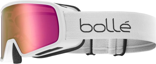 Bollé Nevada Junior Skibril - Wit Mat | Categorie 2 | bol
