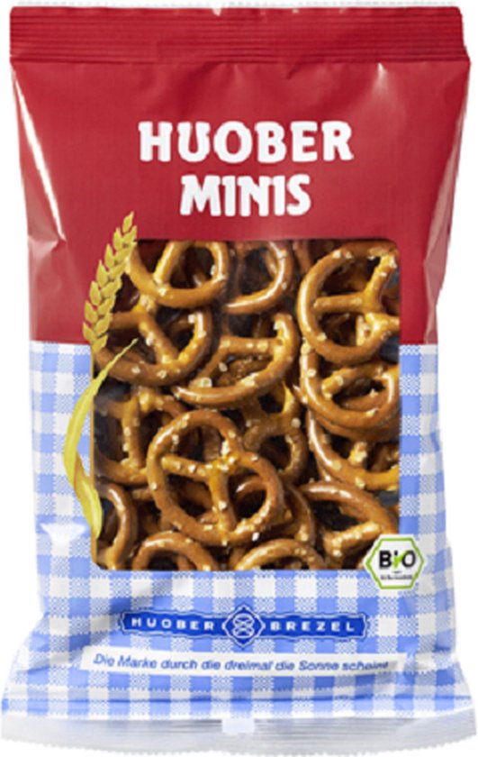 Huober BIO Mini Brezel Biologische pretzels, 20 stuks van 40 g 40 g ...