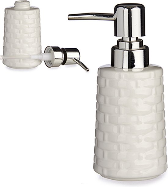 Berilo Toilet spullen set - Toiletborstel met zeeppompje - keramiek ...