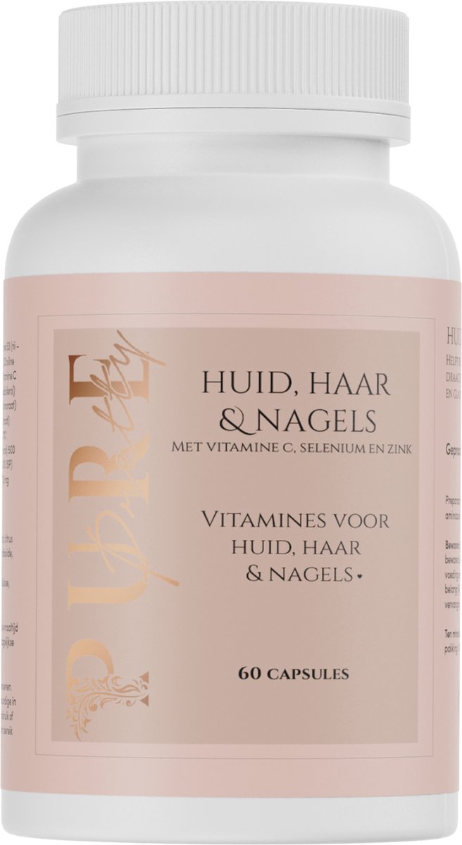 Pretty Pure - Haar Vitamines - Biotine - Voor Huid, Haar, Nagels - Haar Vitamines -... | bol.com