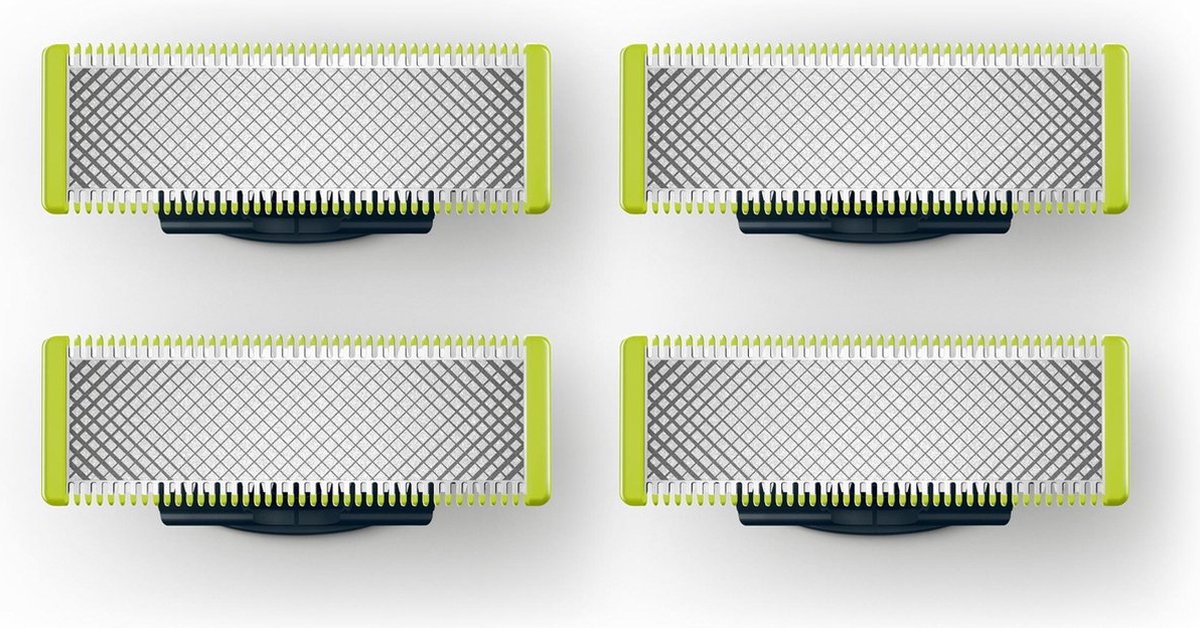 Oneblade mesjes - Vervangmesjes voor Philips One Blade - 4 stuks - voor ...