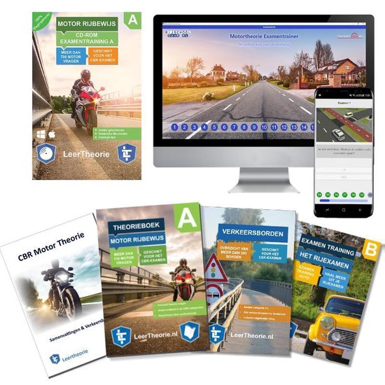 Theorieboek Motor Rijbewijs A 2020 Motor CD-ROM - Motor Theorieboek ...