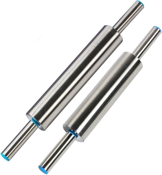 Deegroller Set Essential RVS - 2 Stuks | bol