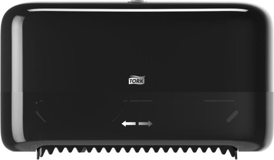 Tork Hulsloos Toiletpapier Dispenser Zwart T7, Mid-size, Elevation Lijn (558048) | bol