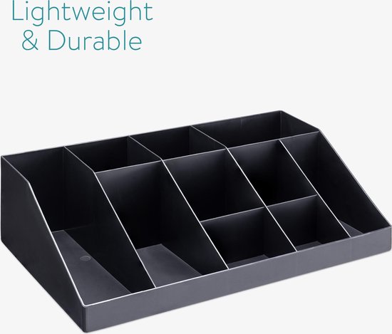 Navaris organizer voor koffie accessoires - Houder voor cups suiker ...