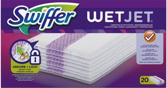 Swiffer WetJet - Reinigingsdoekjes - 20 Stuks | bol