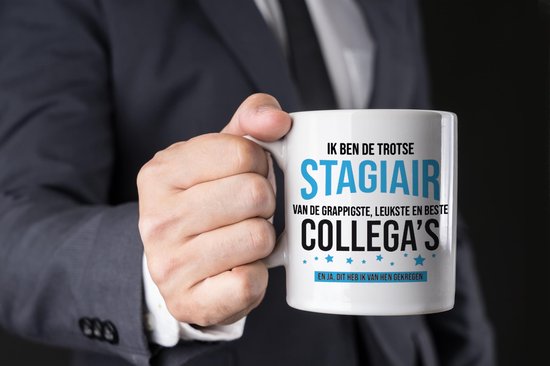 Ik ben de trotse stagiair van de grappigste, leukste en beste collegas koffiemok /... | bol