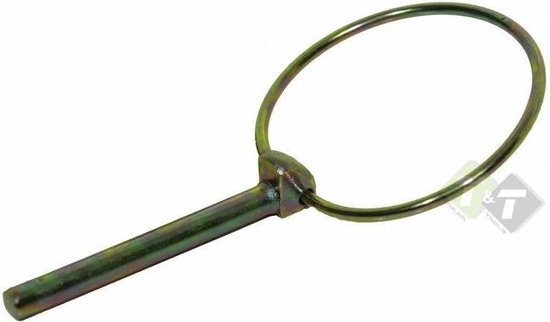 Borgpen 4,5 mm met verende ring, Borgpen, Borgpin, Borg pen, Borg pin ...