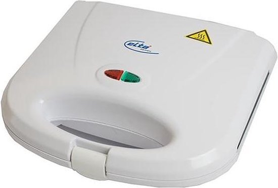 Tosti IJzer - Sandwich Maker - Elta Sandwich Toaster - Kunststof - Wit ...