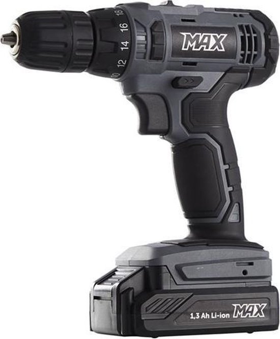 Max accu boormachine - 0-1400 RPM | bol