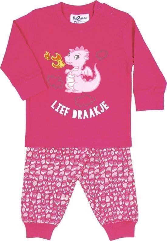 Fun2Wear lief draakje fuchsia mt.128 | bol.com
