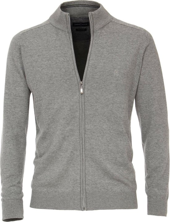 Casa Moda Cardigan Lichtgrijs Gebreid Comfort Fit - L | bol.com