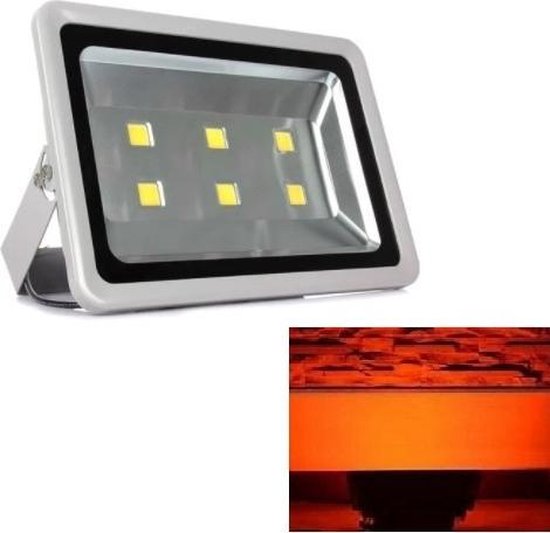 LED Bouwlamp / Schijnwerper - Rood - 300 Watt | bol