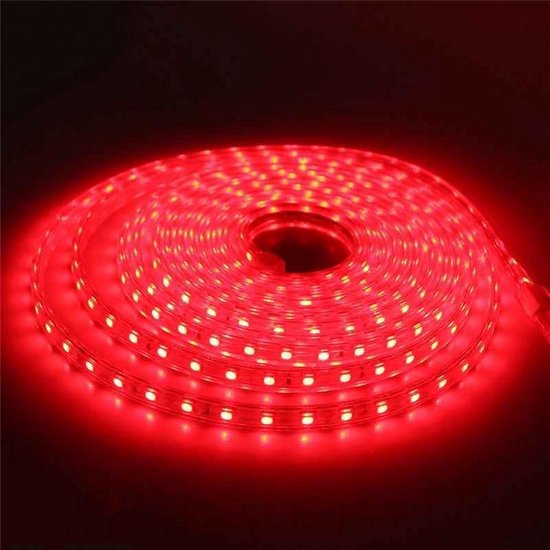 Lagiba 10 meter LED strip, rood - 44.0 Watt - IP65 | bol.com