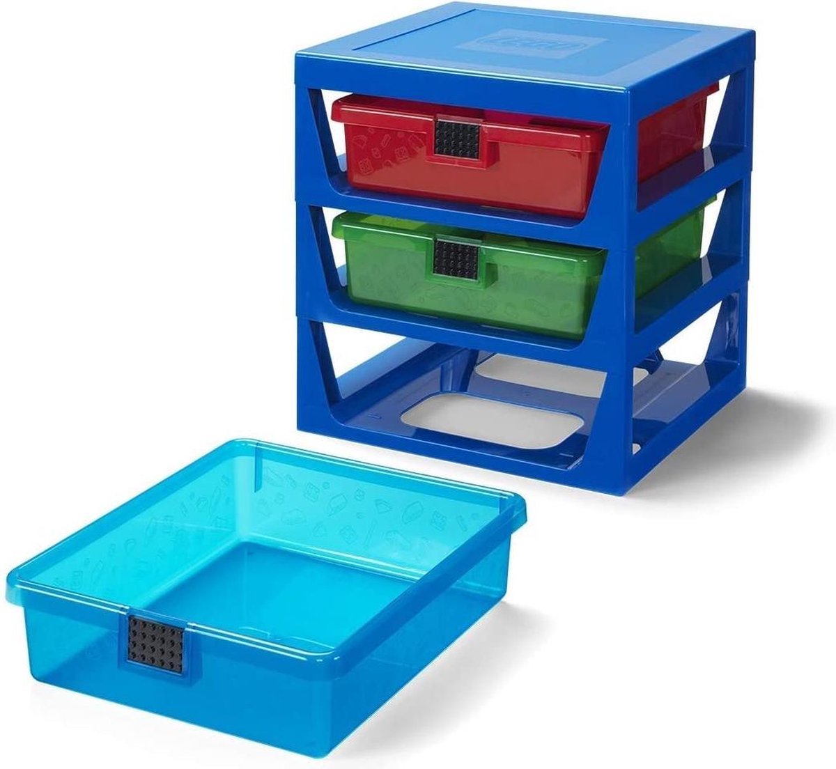 Opbergrek met 3 lades, Blauw - LEGO | bol