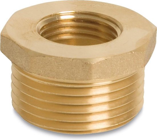 Mega Nr. 241 Verloopring messing 1 1/2" x 3/4" buitendraad x binnendraad | bol