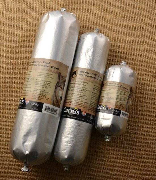 Vleesworst 100% Paard 800gr | bol.com