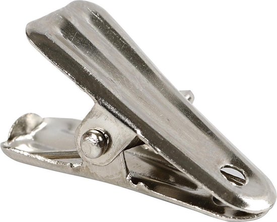 CC Deco Knijpers 12x27 mm 10 stuks Zilver | bol