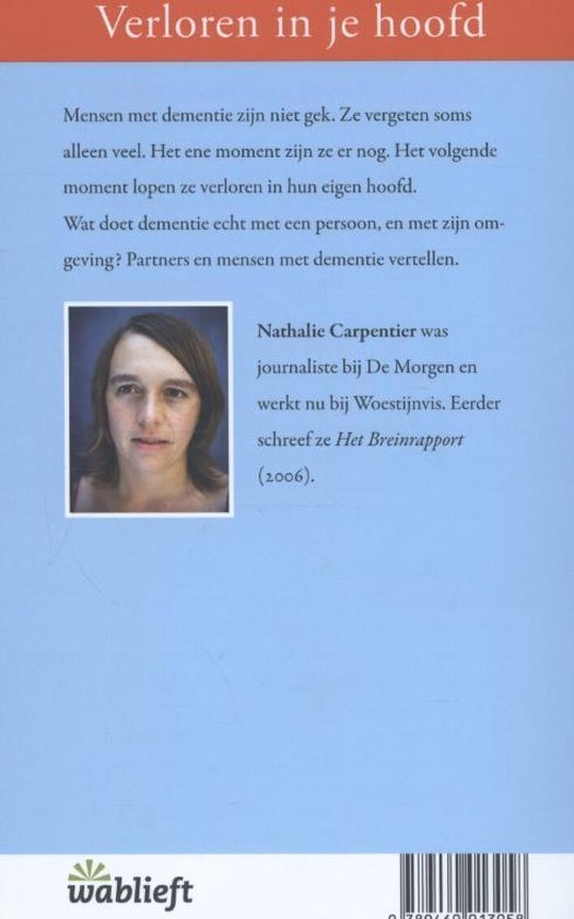 Verloren in je hoofd, Nathalie Carpentier | 9789460013058 | Boeken | bol.com