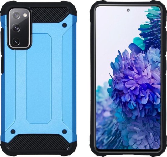 iMoshion Rugged Xtreme Backcover Samsung Galaxy S20 FE hoesje - Lichtblauw | bol.com