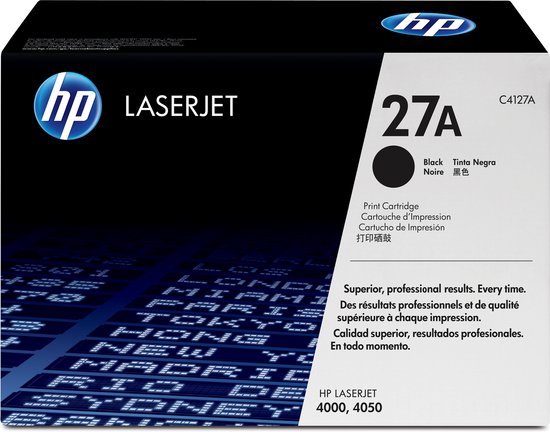 HP 27A Tonercartridge - Zwart | bol.com