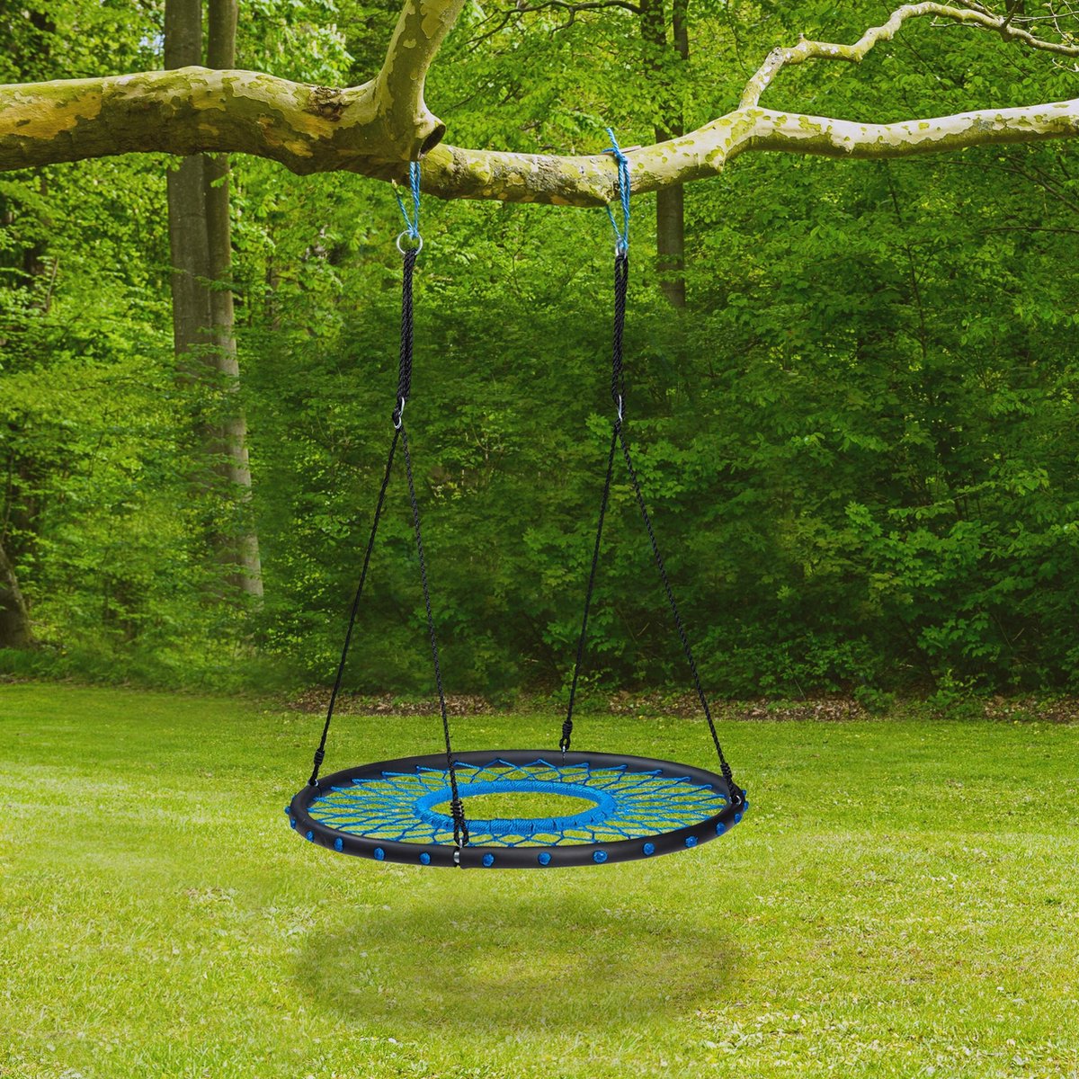 relaxdays nestschommel rond - vogelnestschommel - tuinschommel - net ...