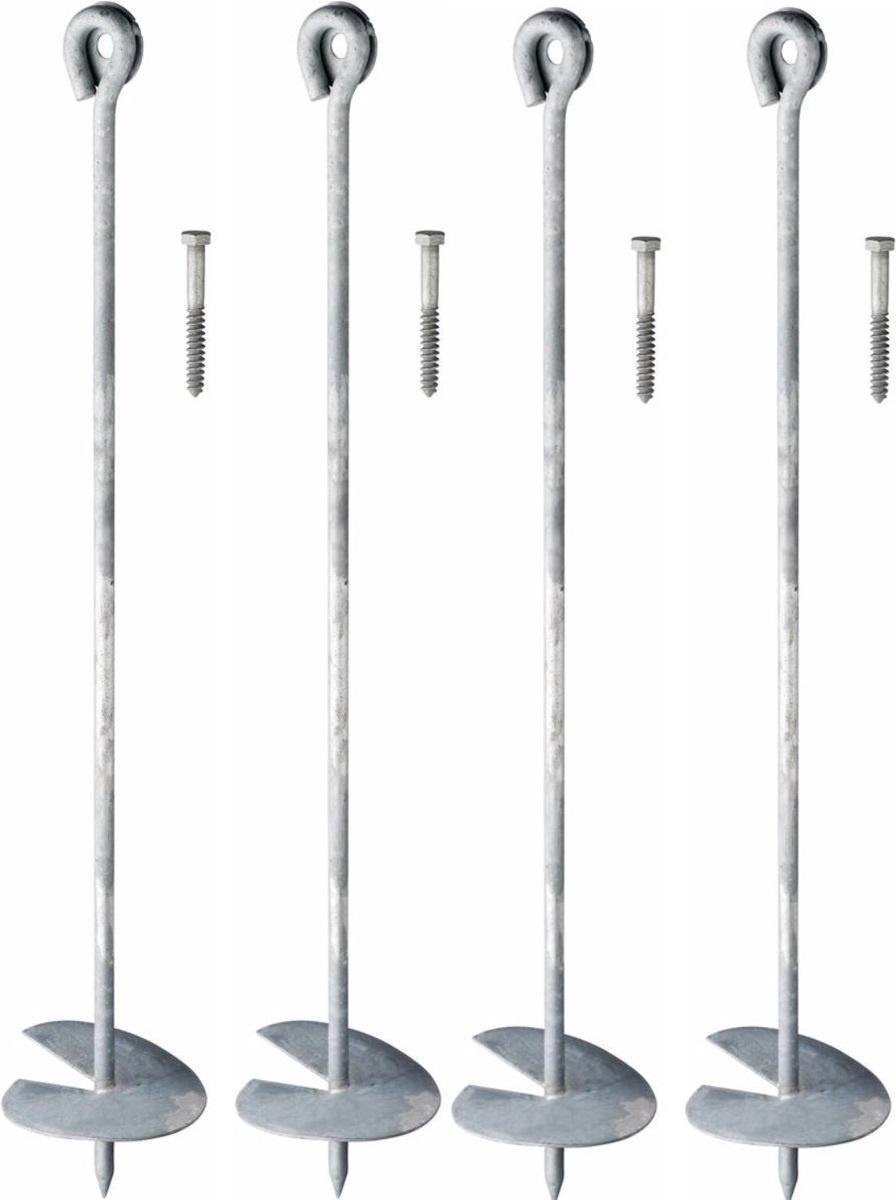 Ancrage au sol 500 mm (4 pièces) | bol.com