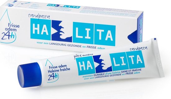 Halita Tandpasta - Elimineert bacteriën & zwavelgassen - Neutraliseert ...