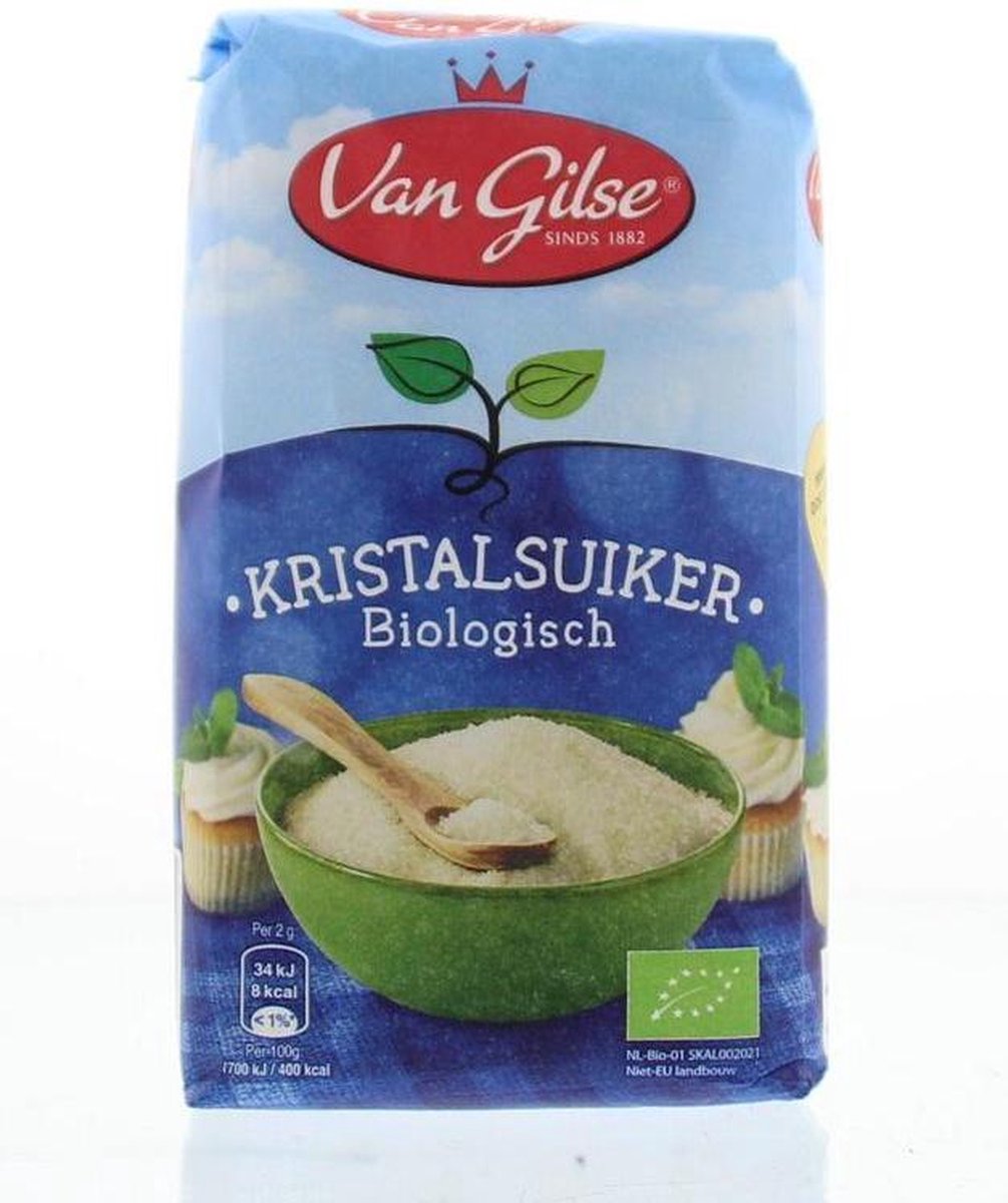 Van Gilse Kristalsuiker halfwit 750 gram | bol.com