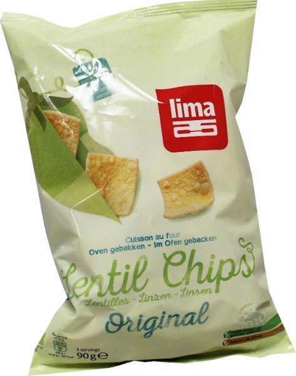 Lima Lentil linzen chips original 90 gram | bol.com