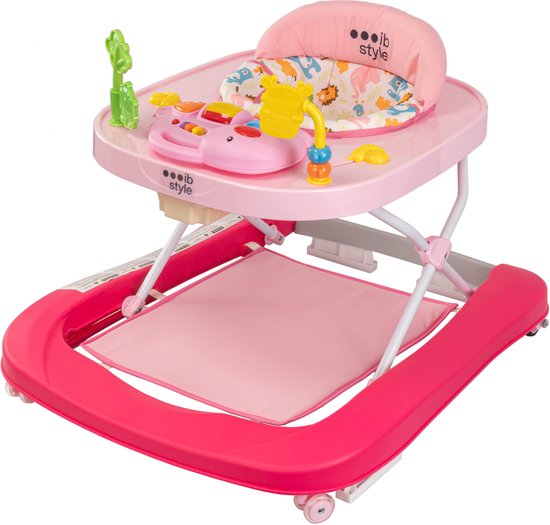ib style® Loopstoel Babywalker - Baby Loopwagen - Looptrainer - 2-in-1 ...