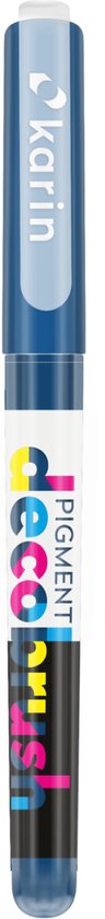 Karin Deco Brushmarker Pigment 294U Sapphire Blue | bol