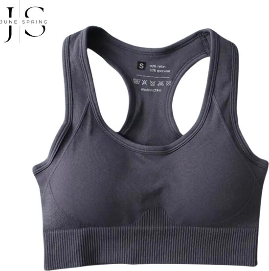 June Spring - SportBeha - BH - Sportkleding Dames - Sport-bh met medium ...