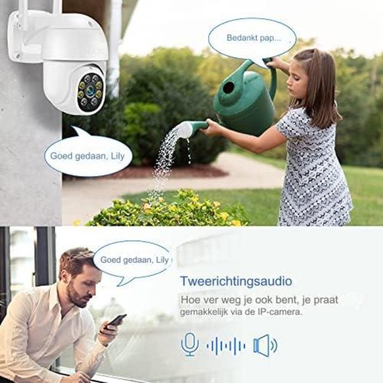 Camerabewaking Draadloos - Beveiligingscamera Draadloos Buiten - Camerabewaking Voor... | bol