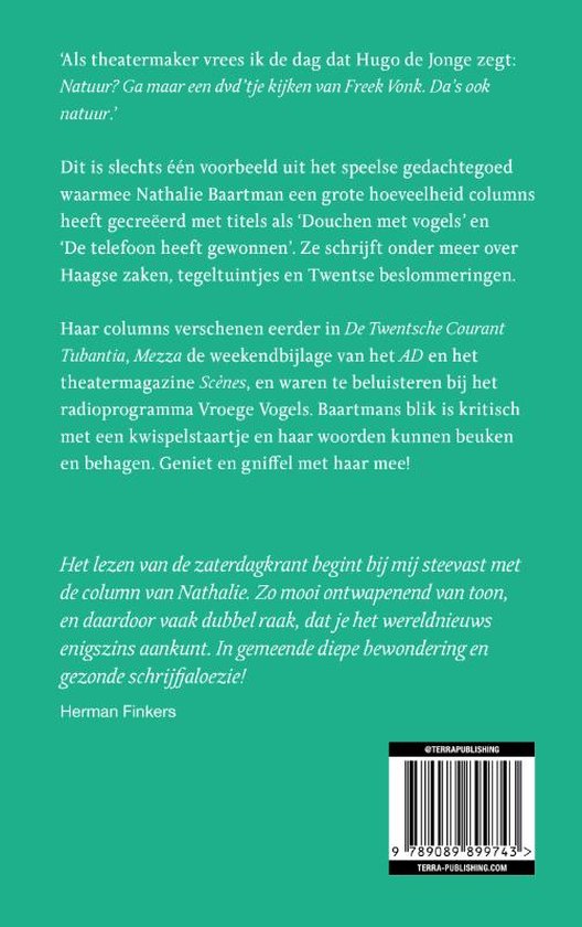 En dat noemen ze dan vooruitgang, Nathalie Baartman | 9789089899743 | Boeken | bol