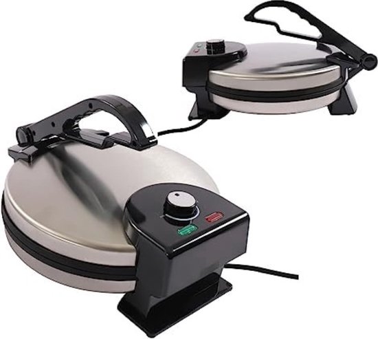 Roti Maker - Roti Maker Elektrice - Roti Pan - 1800W - Zilver | bol