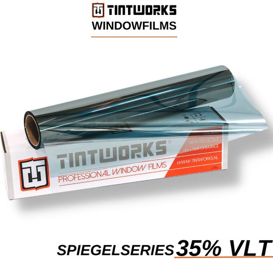 Tintworks Raamfolie spiegeleffect - spiegelfolie - anti inkijk 35% VLT ...