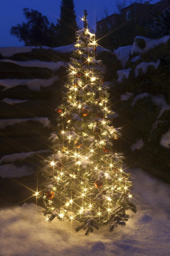 Star-Max LED kerstverlichting lichtstreng met 200 warm witte LEDs voor ...
