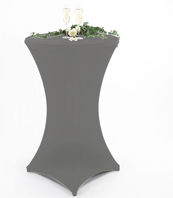 Set of 2 Diana Stretch High Table Covers with Oeko-Tex Seal, Reinforced ...