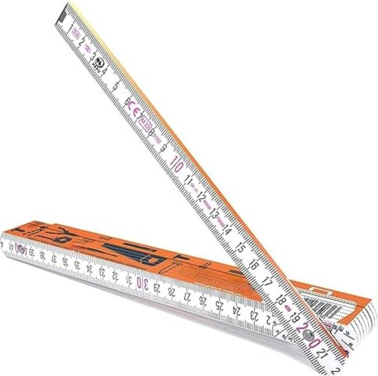 Vouwmeter - Vouwmeter 2 Meter - Oranje | bol