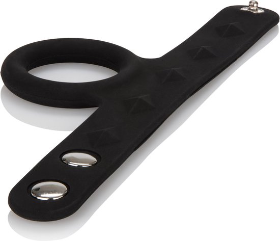 CalExotics - 3-Snap Scrotum Ring - Medium - Rings Zwart | bol