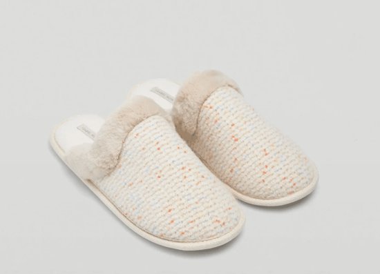 Dames sloffen | extra warm | vanille | kwaliteit YM | bol