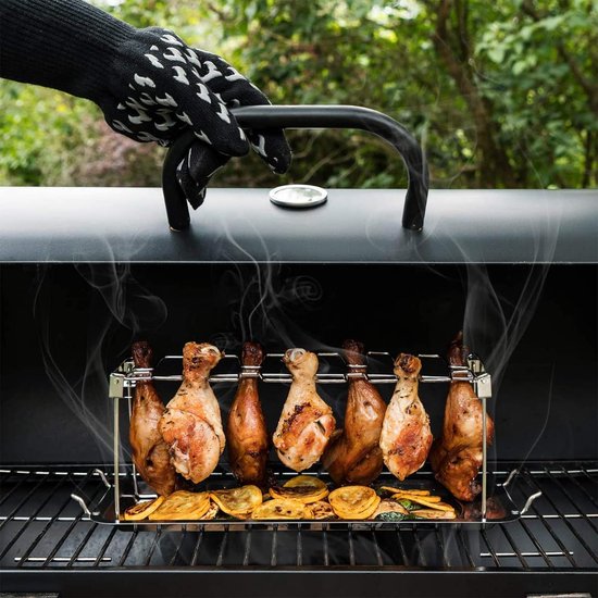 Premium Chicken Leg Holder for Oven and Grill - Stainless Steel Chicken ...